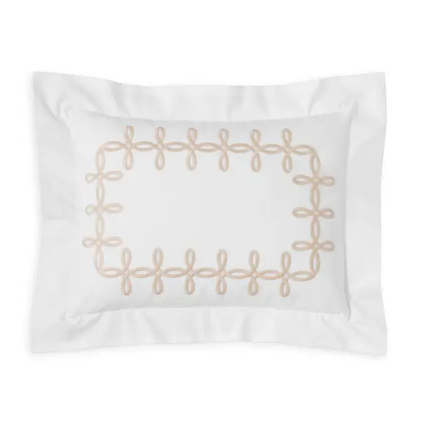 MATOUK Gordian Knot Boudoir Sham - Truffle