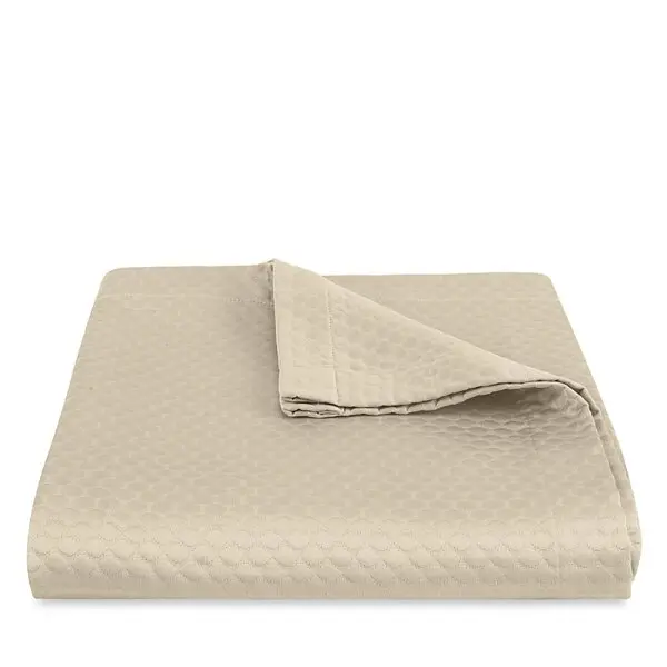 MATOUK Pearl Coverlet, Full/queen - Almond