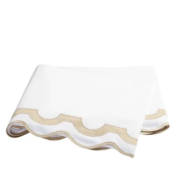 MATOUK Mirasol Flat Sheet, King - Champagne Beige