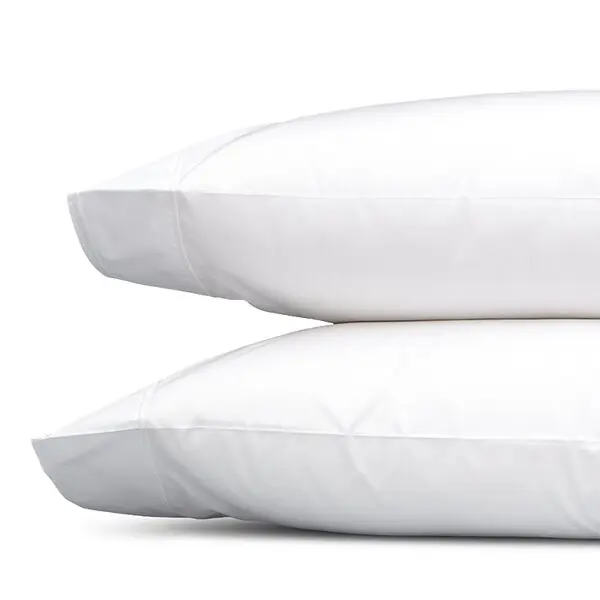 MATOUK Ansonia Percale King Pillowcase, Pair - White