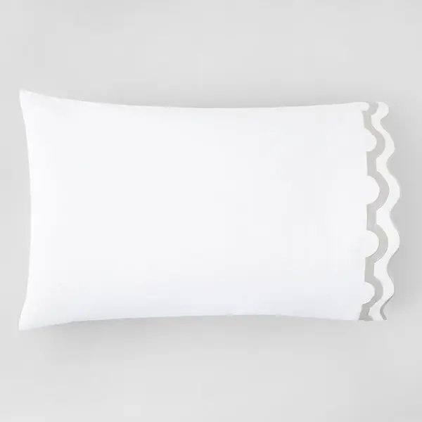 MATOUK Mirasol King Pillowcase, Pair - Silver
