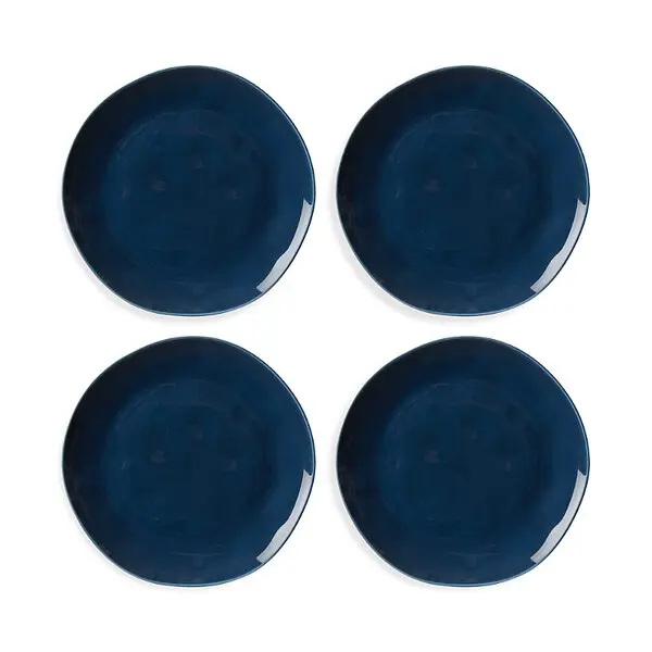 LENOX Bay Colors Dinner Plates, Set Of 4 - Blue