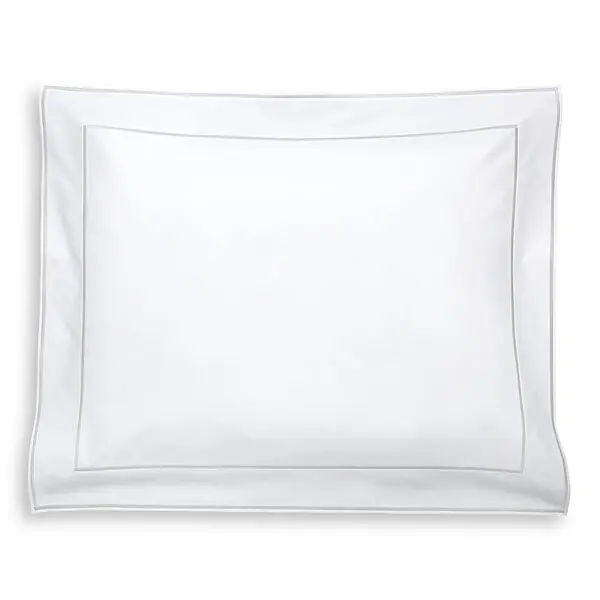MATOUK Ansonia Percale King Sham - Sterling