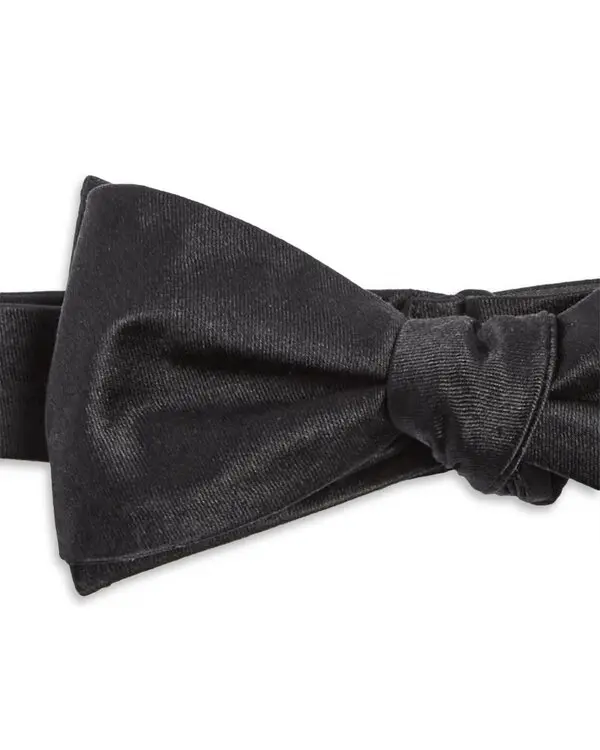 Bloomingdale'S Solid Silk Self-tie Bow Tie