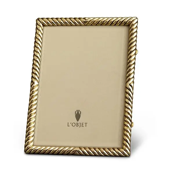 L'Objet Deco Twist Frame, 5 X 7 - Gold