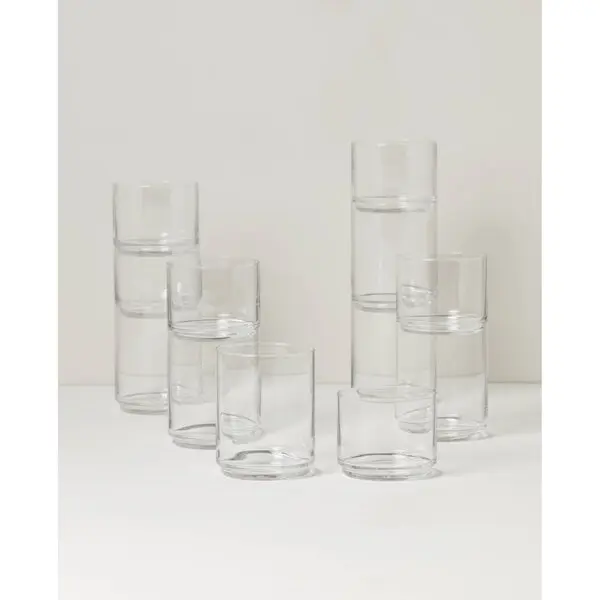 LENOX Tuscany Classics Stackables Glasses, Set Of 12