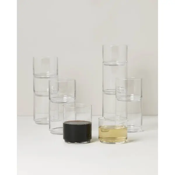 LENOX Tuscany Classics Stackables Glasses, Set Of 12