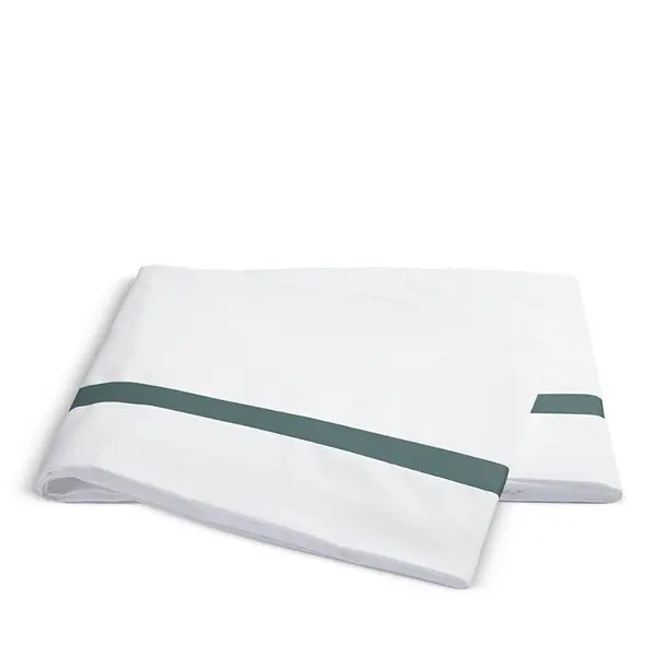 MATOUK Lowell Flat Sheet, Twin - Deep Jade