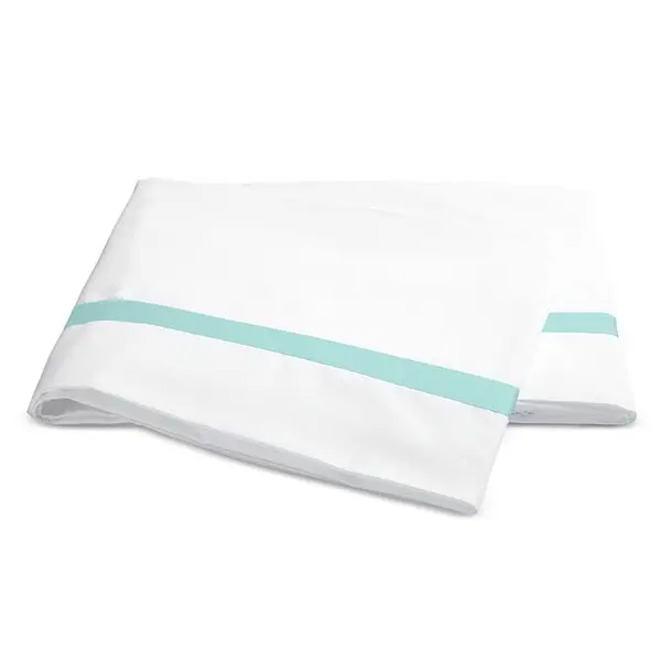 MATOUK Lowell Flat Sheet, Twin - Lagoon
