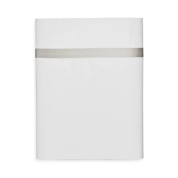 MATOUK Lowell Flat Sheet, Twin - Silver