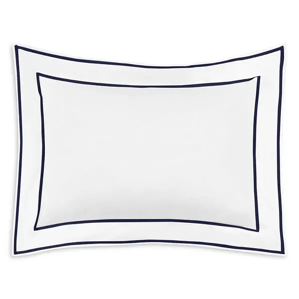 MATOUK Ansonia Boudoir Sham - Navy