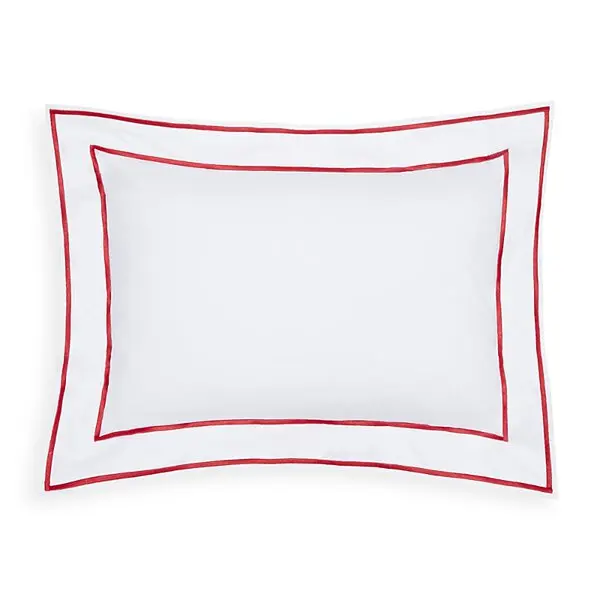 MATOUK Ansonia Boudoir Sham - Red