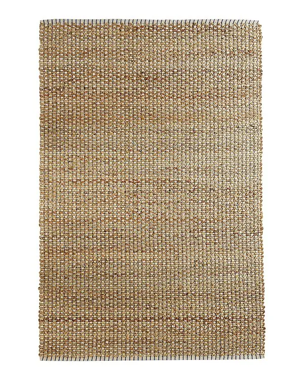 LR HOME Origin Stitching Natural Jute Area Rug, 7'9 X 9'9 - Ivory