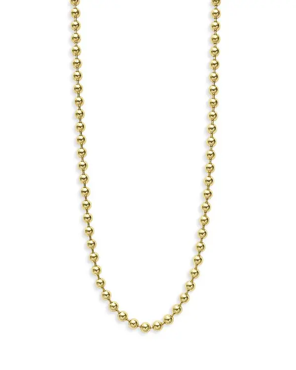 Lagos 18k Yellow Caviar Beaded Toggle Necklace - Gold
