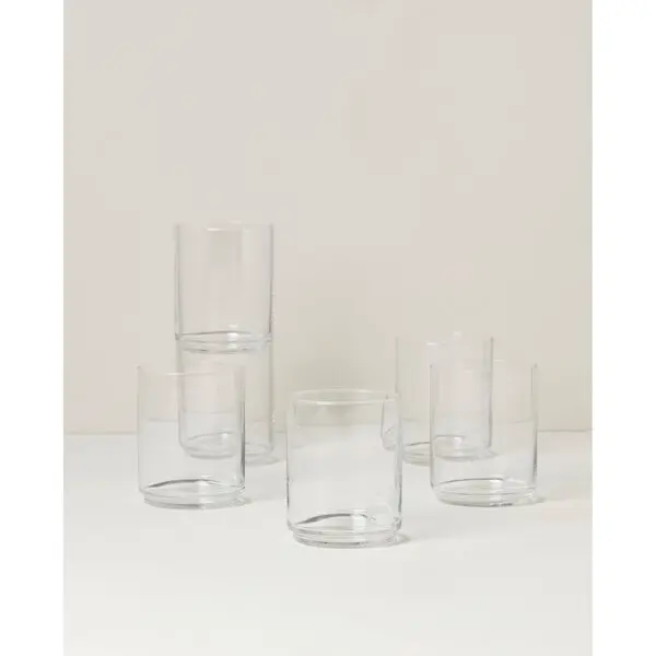 LENOX Tuscany Classics Stackables Tall Glasses, Set Of 6 - Clear