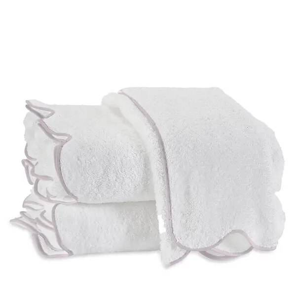 MATOUK Cairo Scallop Bath Towel - Lilac