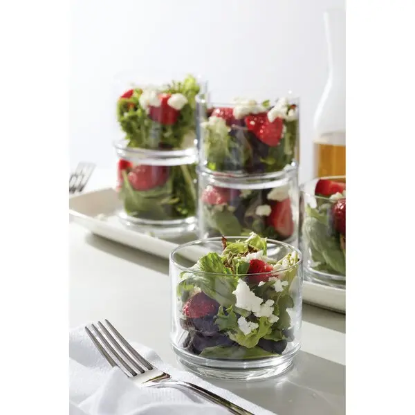 LENOX Tuscany Classics Stackables Short Glasses, Set Of 6 - Clear