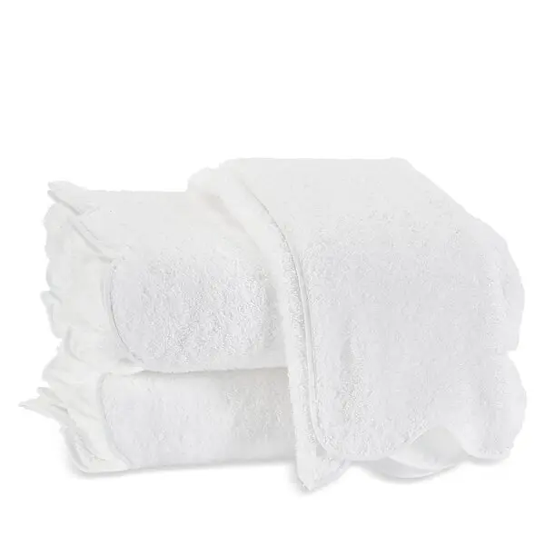 MATOUK Cairo Scallop Hand Towel - White