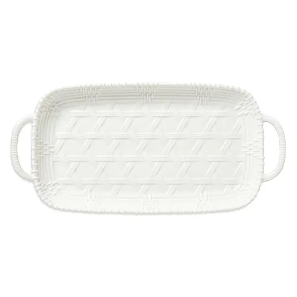 LENOX Wicker Creek Hors D'oeuvre Tray - White