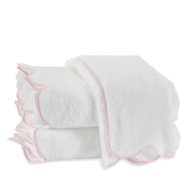 MATOUK Cairo Scallop Guest Towel - Pink
