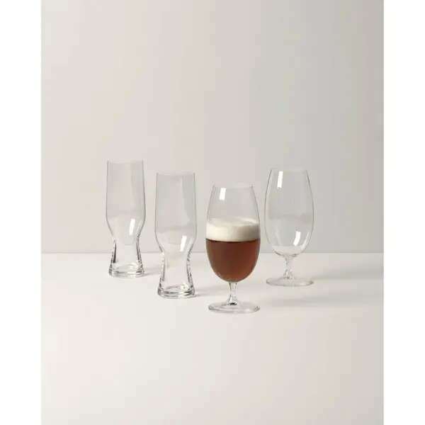 LENOX Tuscany Classics Assorted Beer Glasses, Set Of 4
