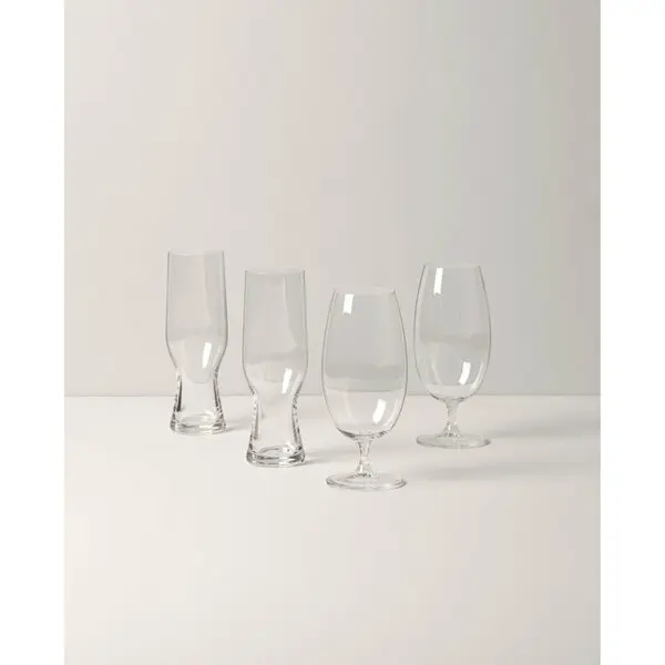 LENOX Tuscany Classics Assorted Beer Glasses, Set Of 4