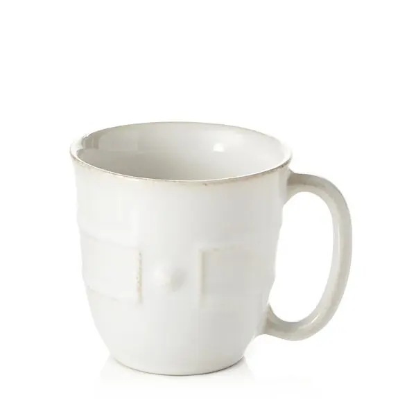 JULISKA Berry & Thread French Panel Mug - Whitewash