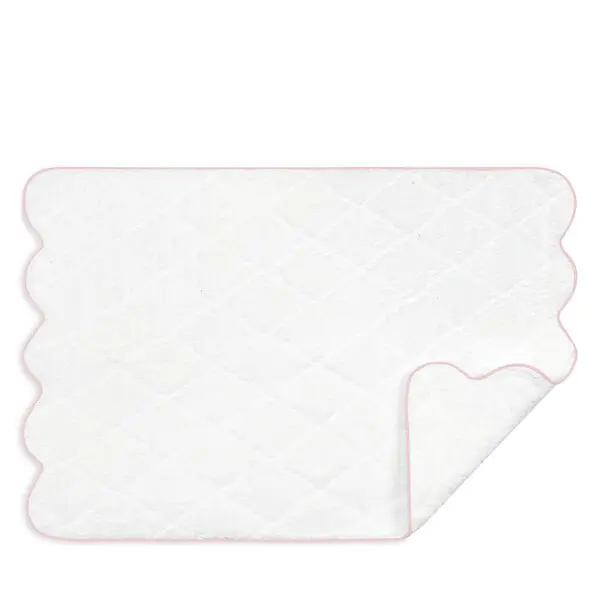 MATOUK Cairo Scallop Quilted Mat - Pink