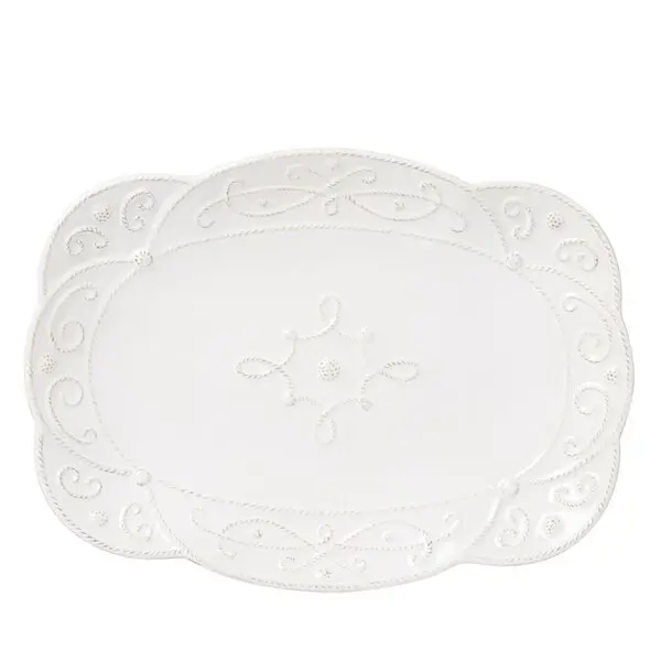 JULISKA Jardins Du Monde 15 Platter - Whitewash