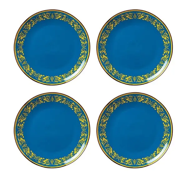 LENOX Lx Remix Accent Plate, Set Of 4 - Blue