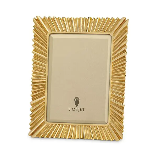 L'Objet Ray 5 X 7 Picture Frame - Gold