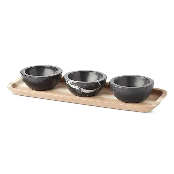 LENOX Lx Collective Tray With 3 Dip Bowls - Multi