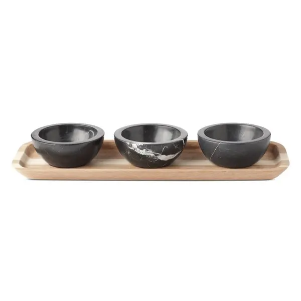 LENOX Lx Collective Tray With 3 Dip Bowls