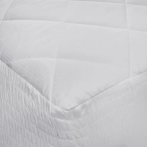 HUDSON PARK COLLECTION My Ultimate Protection Mattress Pad, King Exclusive - White
