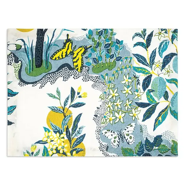 MATOUK Citrus Garden Placemats, Set Of 4 - Pool
