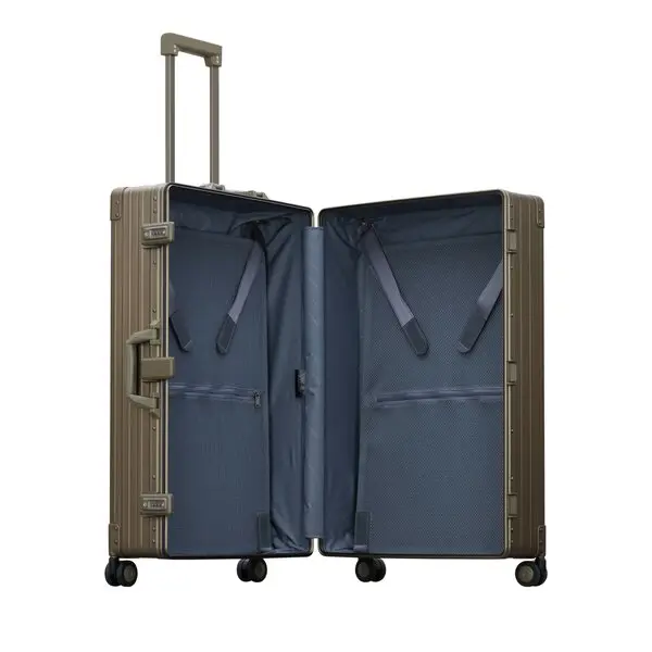 ALEON Macro Traveler Aluminum Spinner Suitcase - Brown