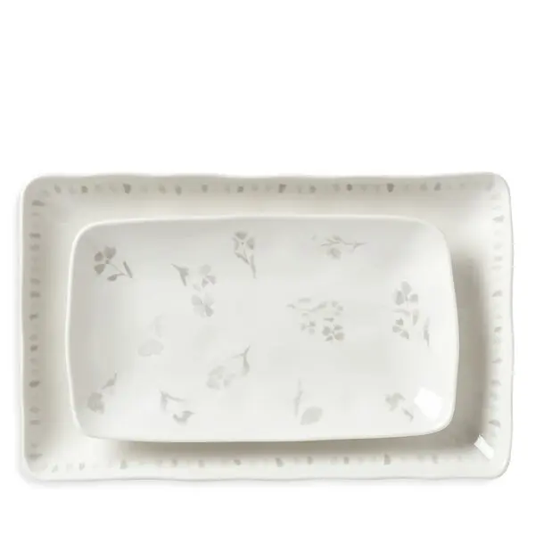 LENOX Oyster Bay Nesting Serving Platters, 2-piece Set