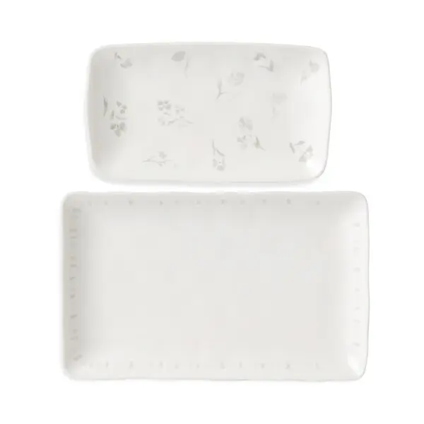 LENOX Oyster Bay Nesting Serving Platters, 2-piece Set