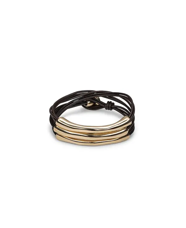 UNODE50 Trine Link Bracelet - Gold