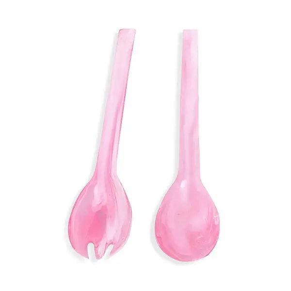 NASHI Everyday Salad Serving Set - Pink Swirl