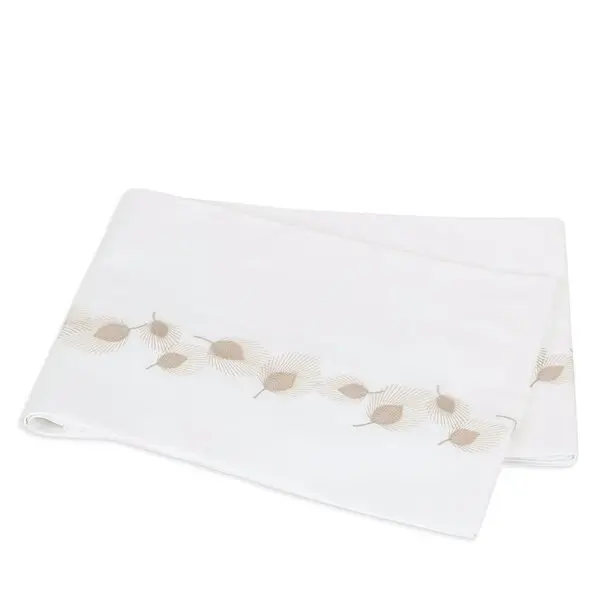 MATOUK Feather Cotton Flat Sheet, King - Champagne