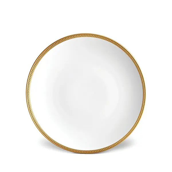 L'Objet Soie Tressee Dessert Plate - Gold