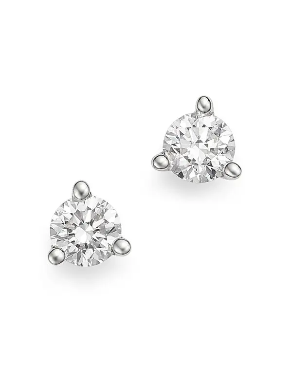 Bloomingdale'S Diamond Stud Earrings - White