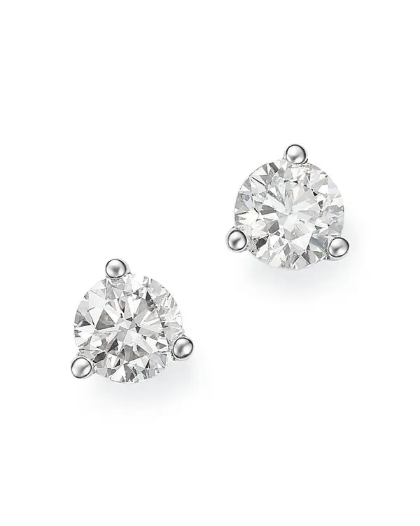 Bloomingdale'S Diamond Stud Earrings, 0.40 Tcw - White