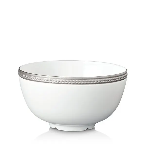 L'Objet Soie Tressee Soup/cereal Bowl - White