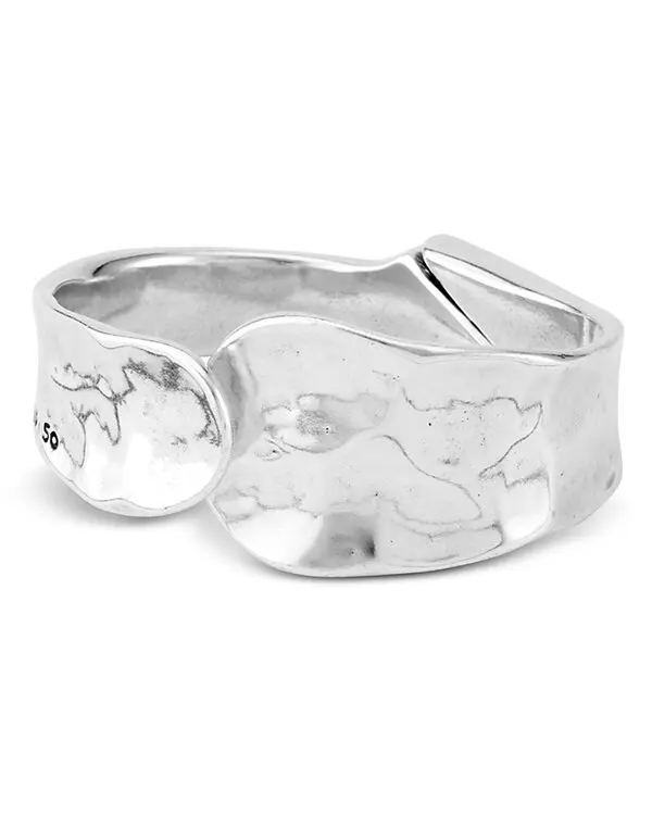 UNODE50 Sterling -plated Bangle Bracelet - Silver