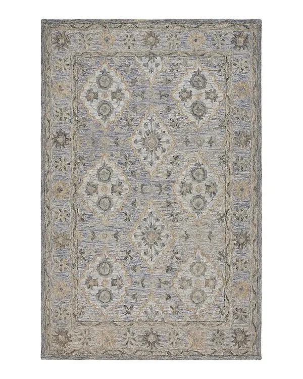 LR HOME Imperial Suzani Area Rug, 93 X 117 - Mist