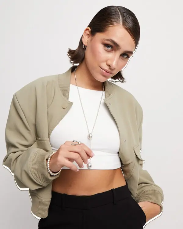 UNODE50 Sterling -plated Long Necklace
