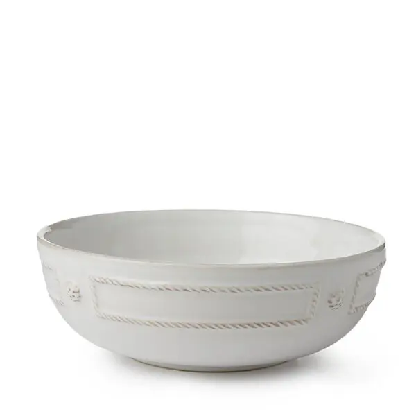 JULISKA Berry & Thread French Panel Coupe Pasta Bowl - Whitewash