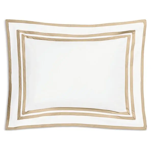 MATOUK Meridian Boudoir Sham - Linen Beige